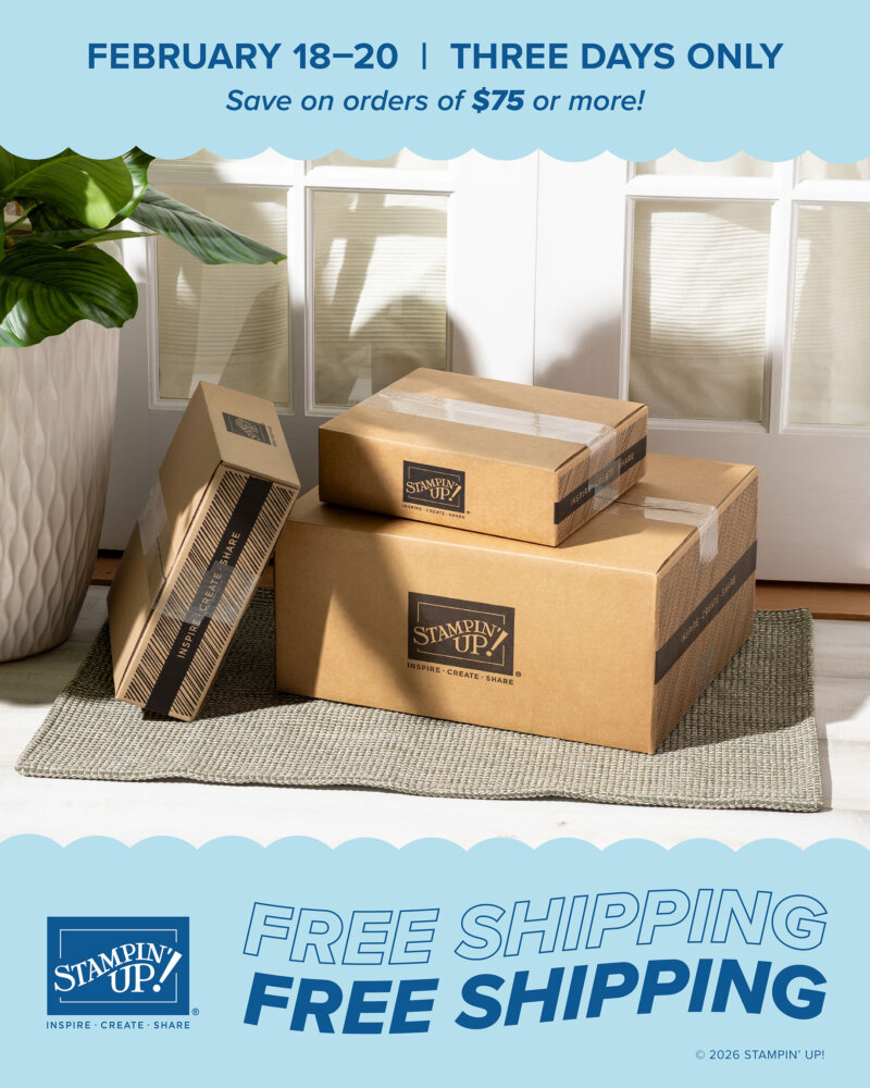 Free Shipping Starts Wednesday! - The Stampin' Schach